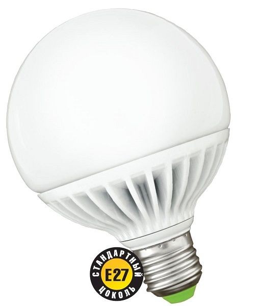 Лампа светодиодная LED 18вт E27 теплый шар (94146 NLL-G105); 18945 ...
