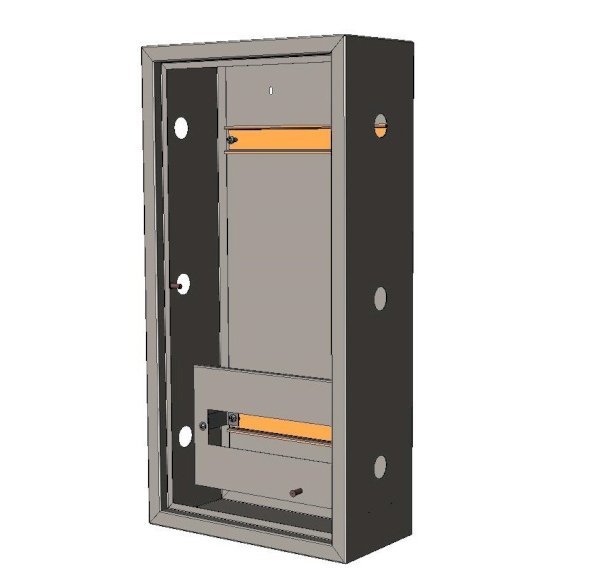 uerm-din-400; ЯУР с двумя DIN-рейками (400х300х150) Basic EKF (ЭКФ) по ...